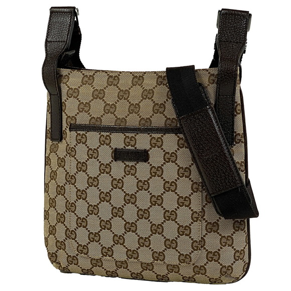 Gucci | Bags | Gucci Gg Pattern Shoulder Bag Diagonal Shoulder Bag Gg ...